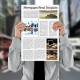 3d Newspaper Prezi Template Prezibase
