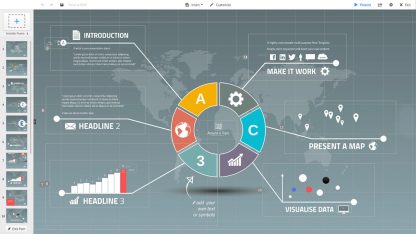 Circle Diagram Presentation Prezi Template | Prezibase