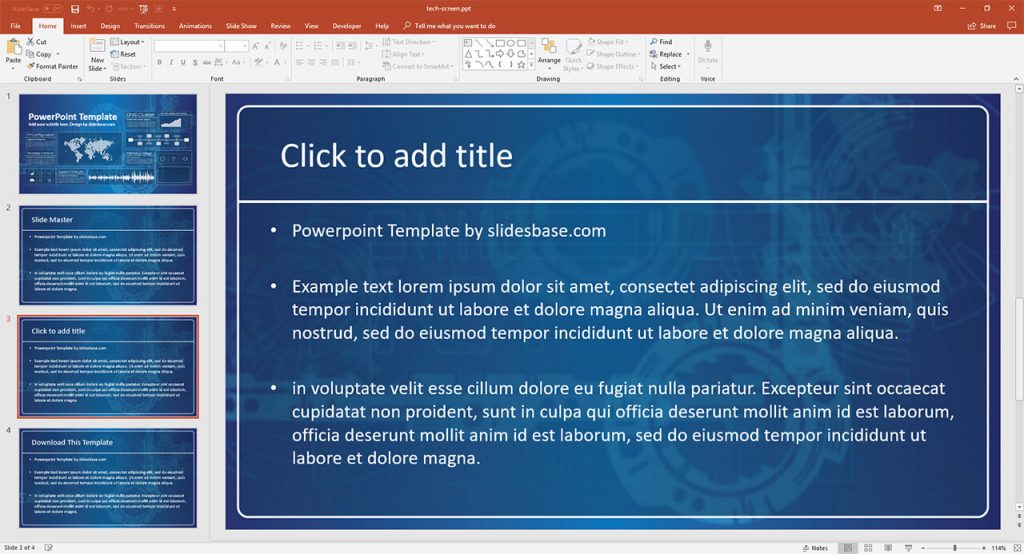 Technology Screen Presentation Prezi Template Prezibase