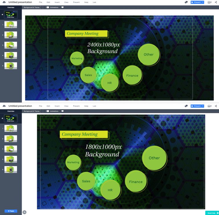 Change Prezi Next Background Image Size | Prezibase
