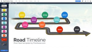 Road Timeline Prezi Template | Prezibase