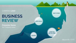 In Depth Business Review – Free Presentation Template | Prezibase