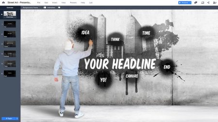Graffiti Street Art Prezi Template | Prezibase