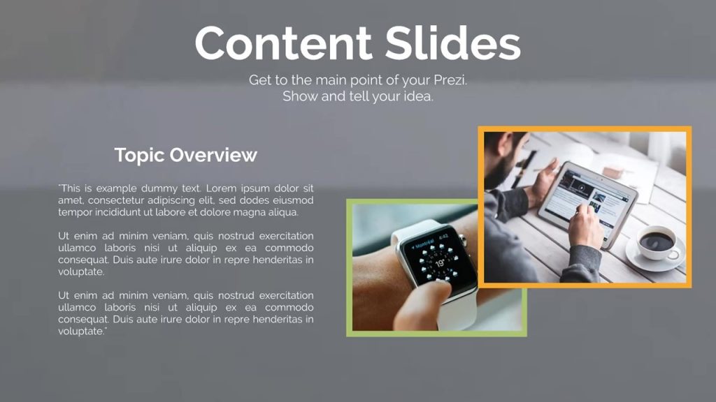 3D Circles Presentation Template | Prezibase