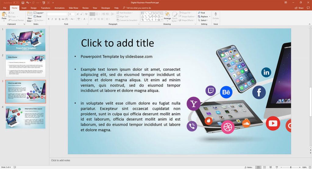 Digital Business Prezi Template | Prezibase