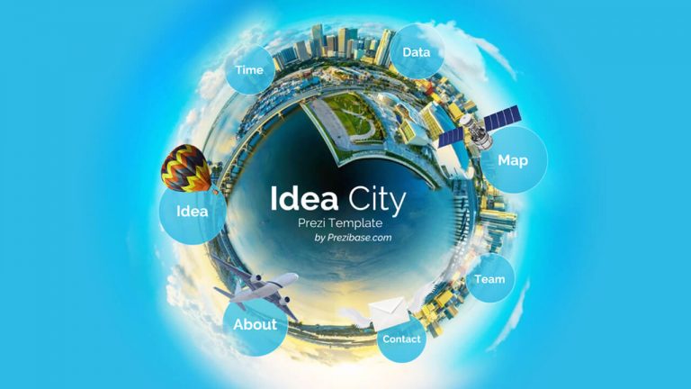 Idea City Presentation Template | Prezibase