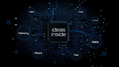 Idea Processor Chip Presentation Template | Prezibase