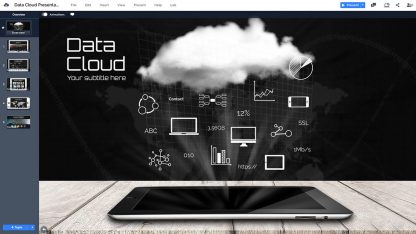 Data Cloud Prezi Template | Prezibase