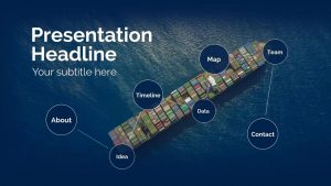 Shipping & Trade Presentation Template | Prezibase