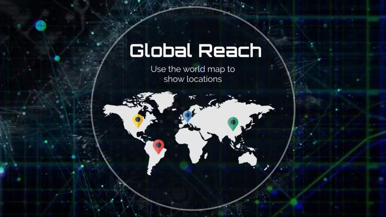 Technology Network Presentation Template | Prezibase