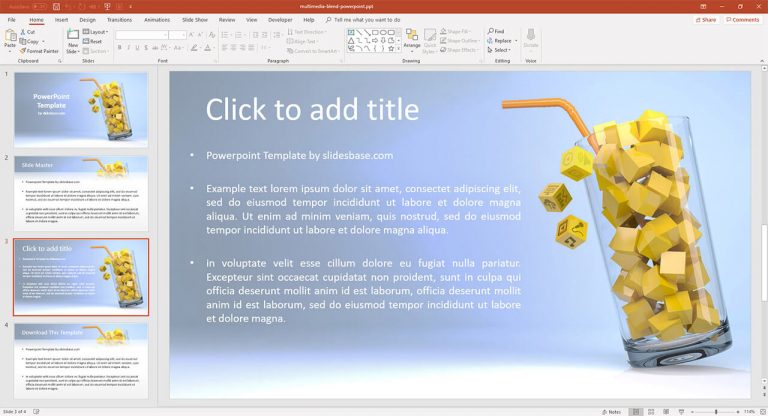 Multimedia Blend Prezi Template | Prezibase