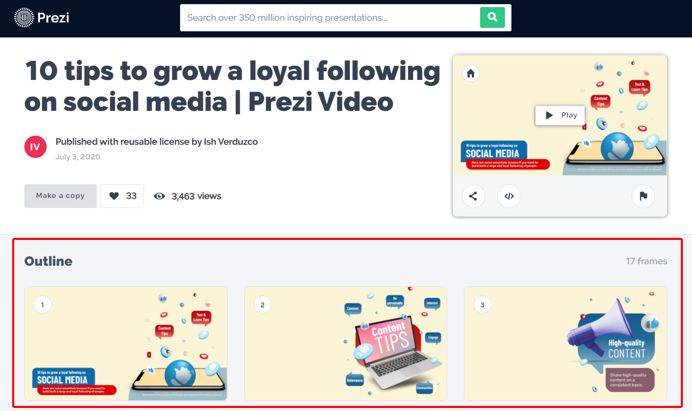 How to Download Images From a Prezi | Prezibase