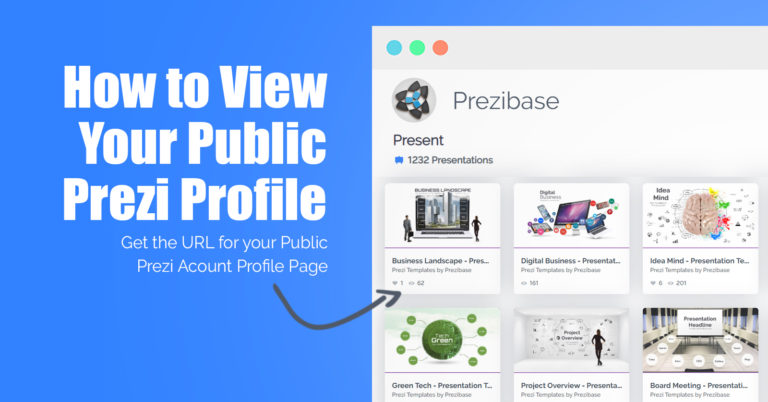 How to View Your Public Prezi Profile Page | Prezibase