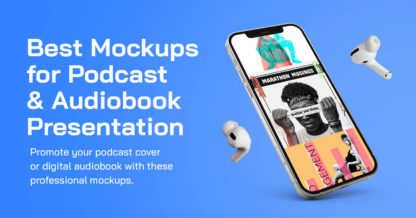 12 Best Mockups for Audiobook or Podcast