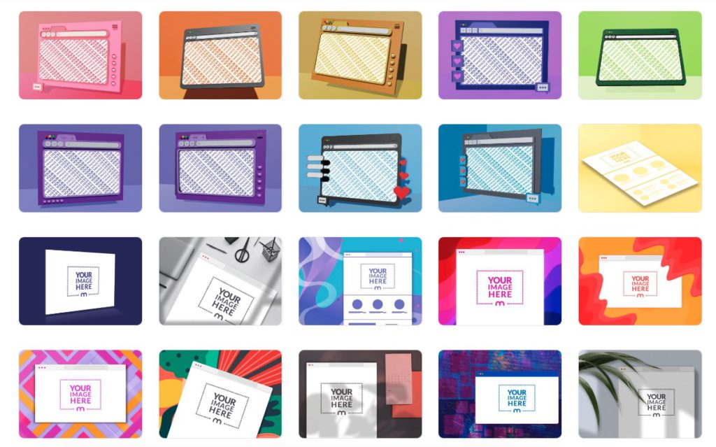 Creative 3D Browser Mockups for a Stunning Display