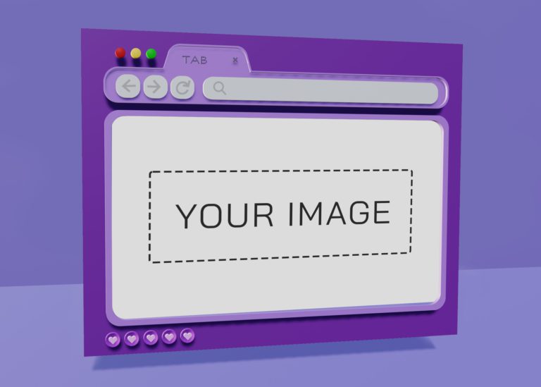 Creative 3D Browser Mockups for a Stunning Display