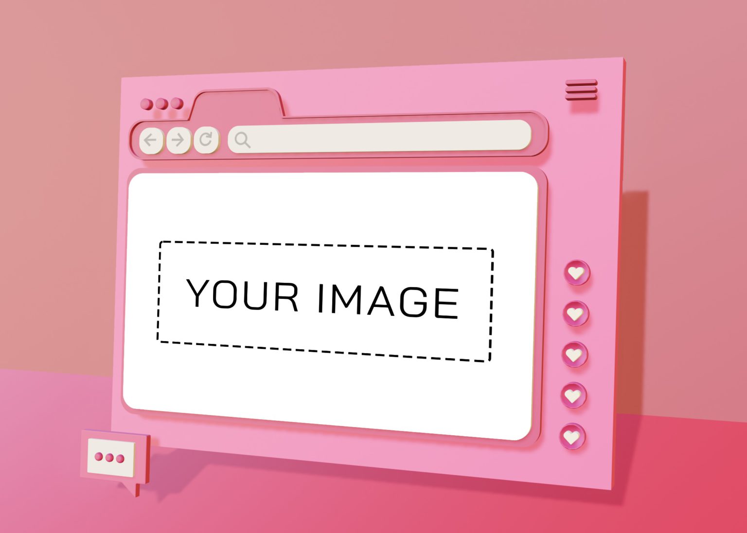 Creative 3D Browser Mockups for a Stunning Display