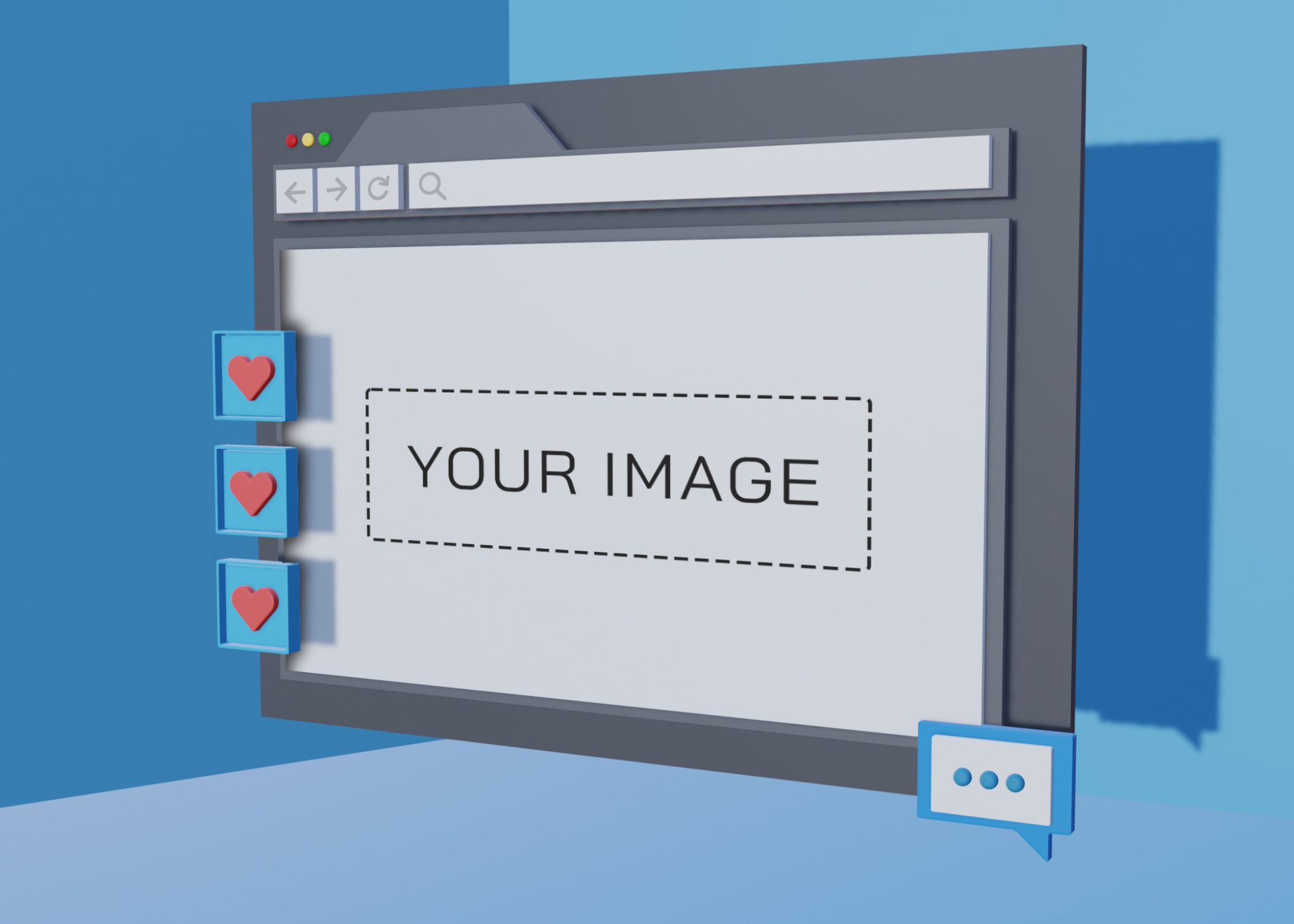 Creative 3D Browser Mockups for a Stunning Display
