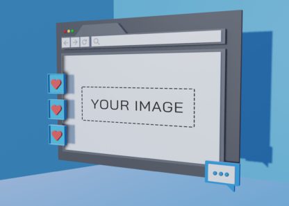 Creative 3D Browser Mockups for a Stunning Display