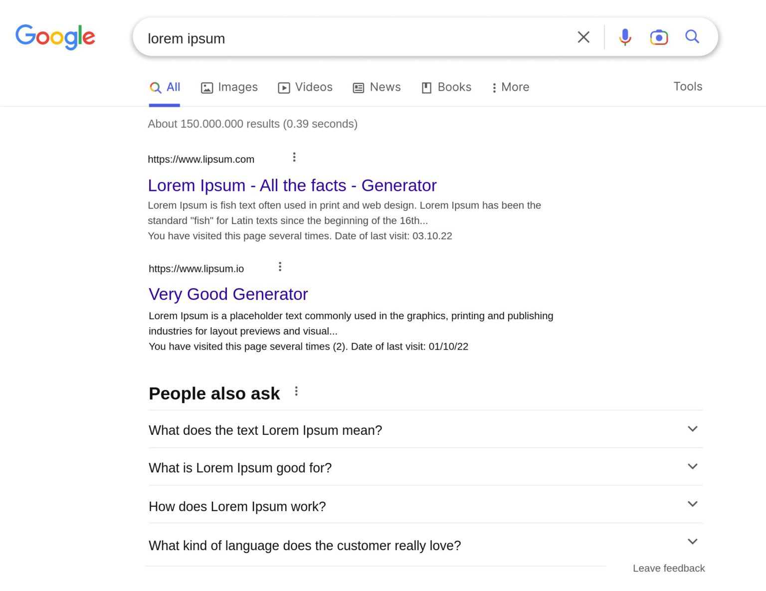 10 Most Useful Google Search Mockups for SEO Marketers