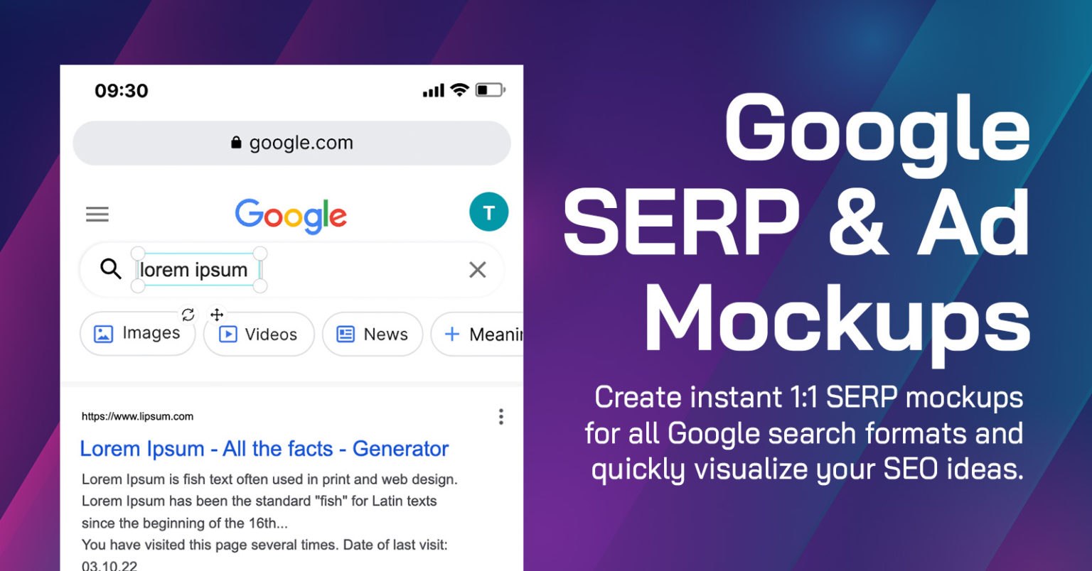 10 Most Useful Google Search Mockups for SEO Marketers