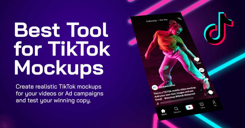 Best TikTok Ads Mockup Tool | Prezibase