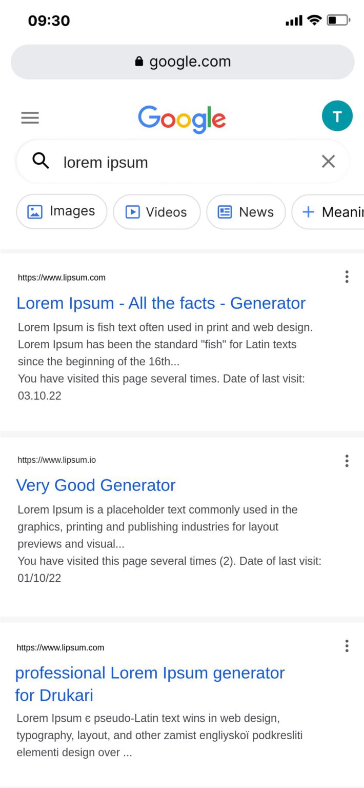 10 Most Useful Google Search Mockups for SEO Marketers
