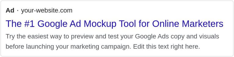 10 Most Useful Google Search Mockups for SEO Marketers
