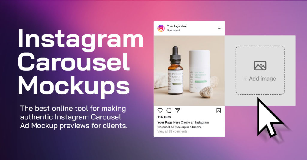 How to Create Instagram Carousel Ad Mockups [Free Tool]