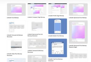 LinkedIn Carousel Ad Mockup Generator